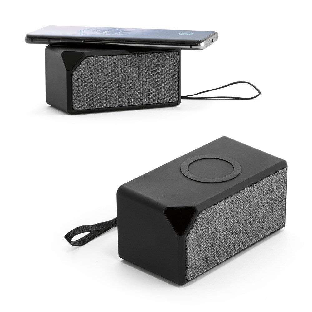 Corporate gifts Dubai | Portable wireless speaker and wireless charger